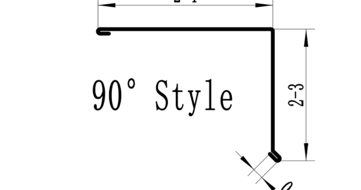 Texas style drip edge | Machine Matcher