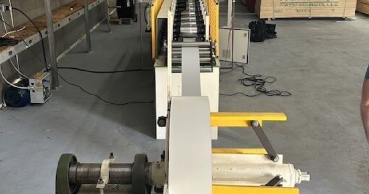 Drip Edge Fascia roll forming machine | Machine Matcher