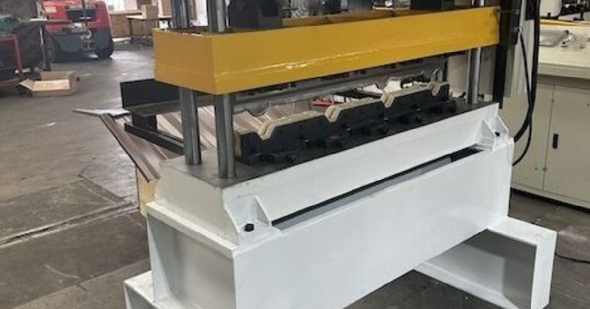 Electric roof ridge cap bender machine Florida | Machine Matcher